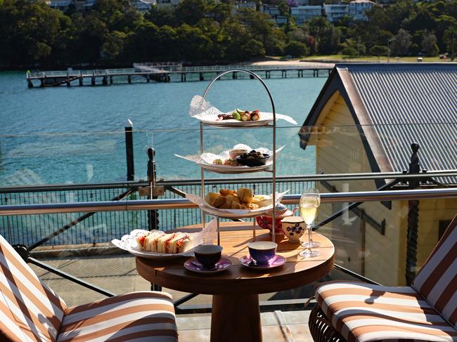Waterfront High Tea with Glass of Sparkling Wine at Ripples Chowder Bay