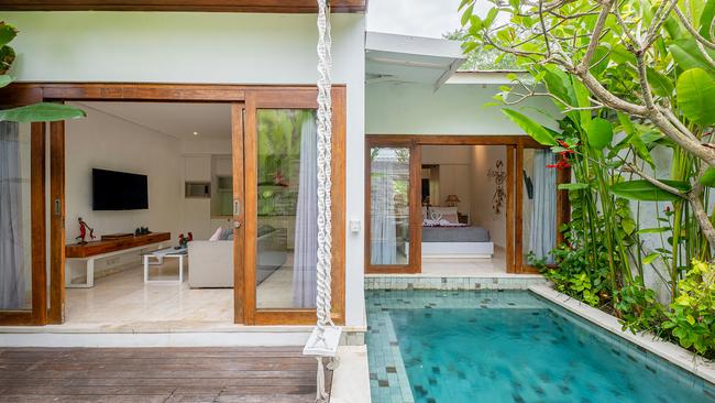 Secluded Bali Villa with Rooftop Terrace & Ocean Views, Jimbaran, Bali