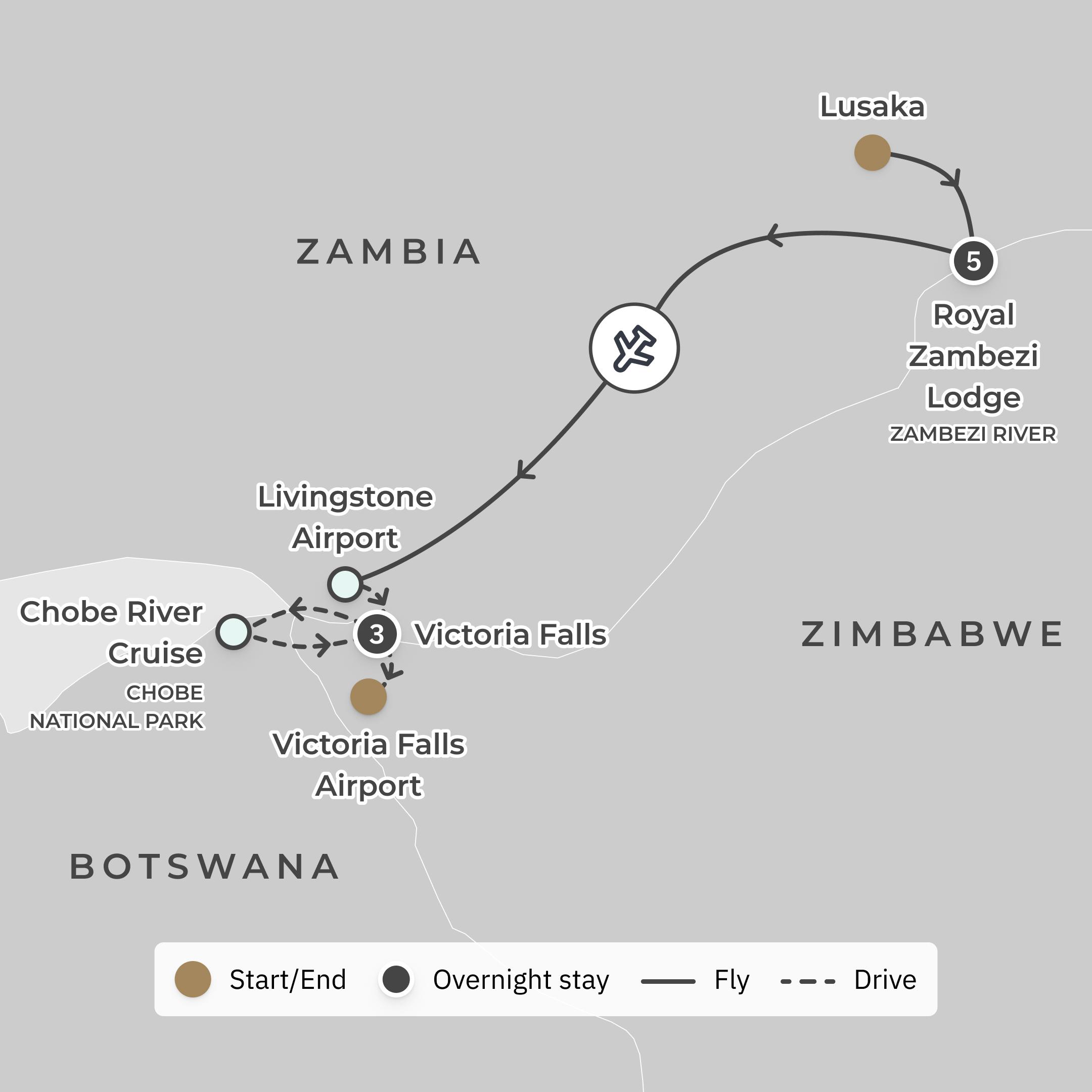 Ultra Lux 9-Day Private Zambia & Zimbabwe Safari with Royal Zambezi ...