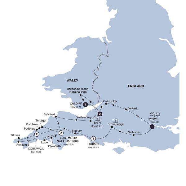 Country Roads of Wales, Devon & Cornwall - Classic Group | Luxury