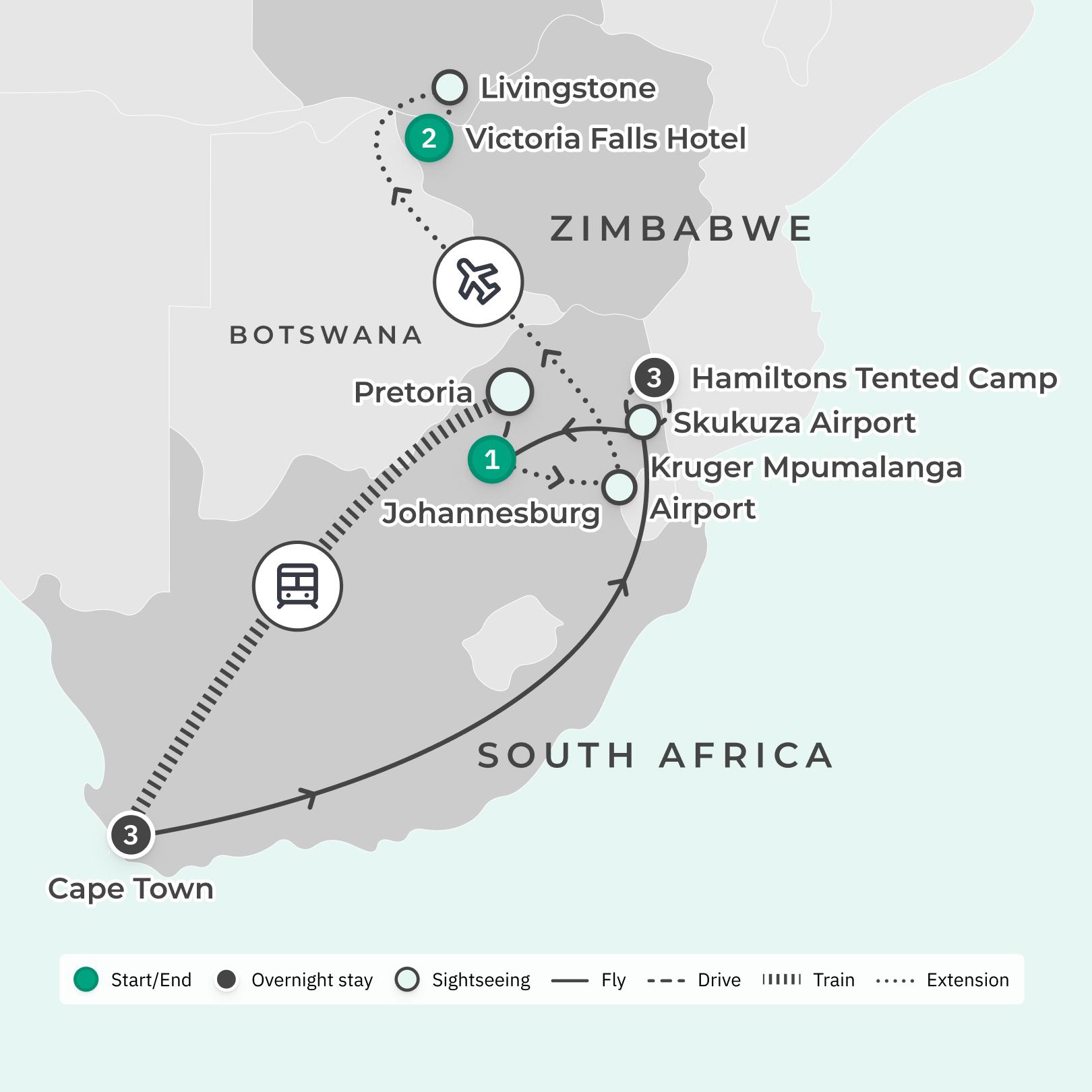 South Africa Luxury Tour with Iconic Blue Train Journey, Private Wine ...
