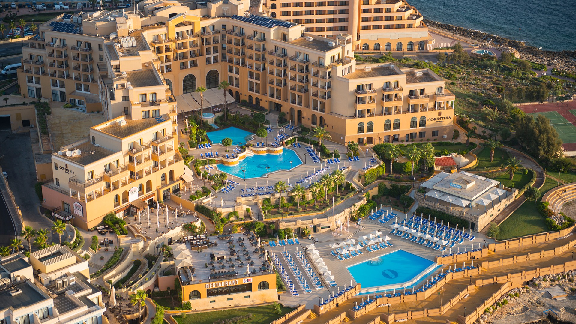 Malta Five-Star Oceanfront Luxury with Six Outdoor Pools, St Julian's ...