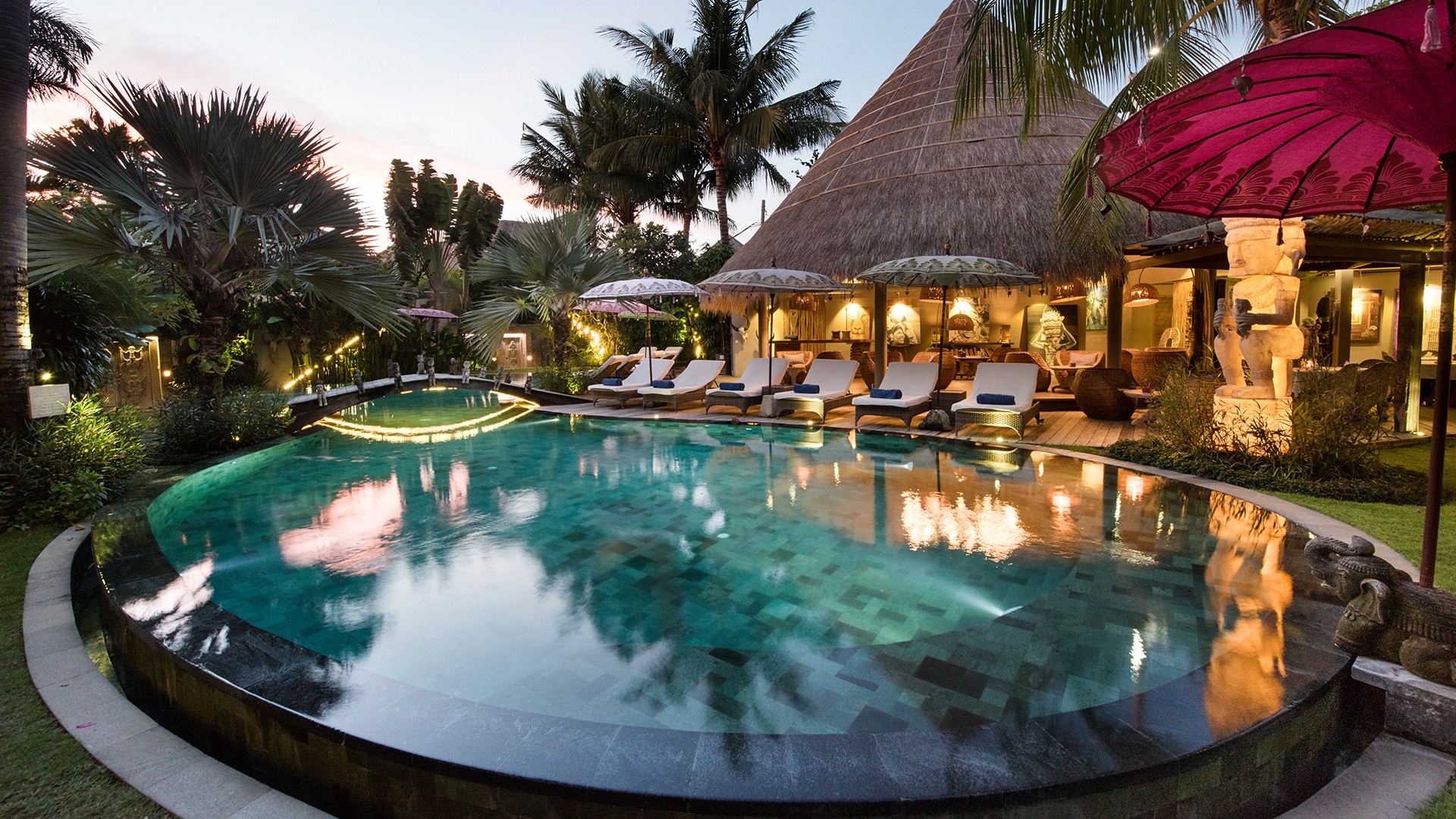 Serene Seminyak Escape with Yoga Studio & Resort Pool, Seminyak, Bali