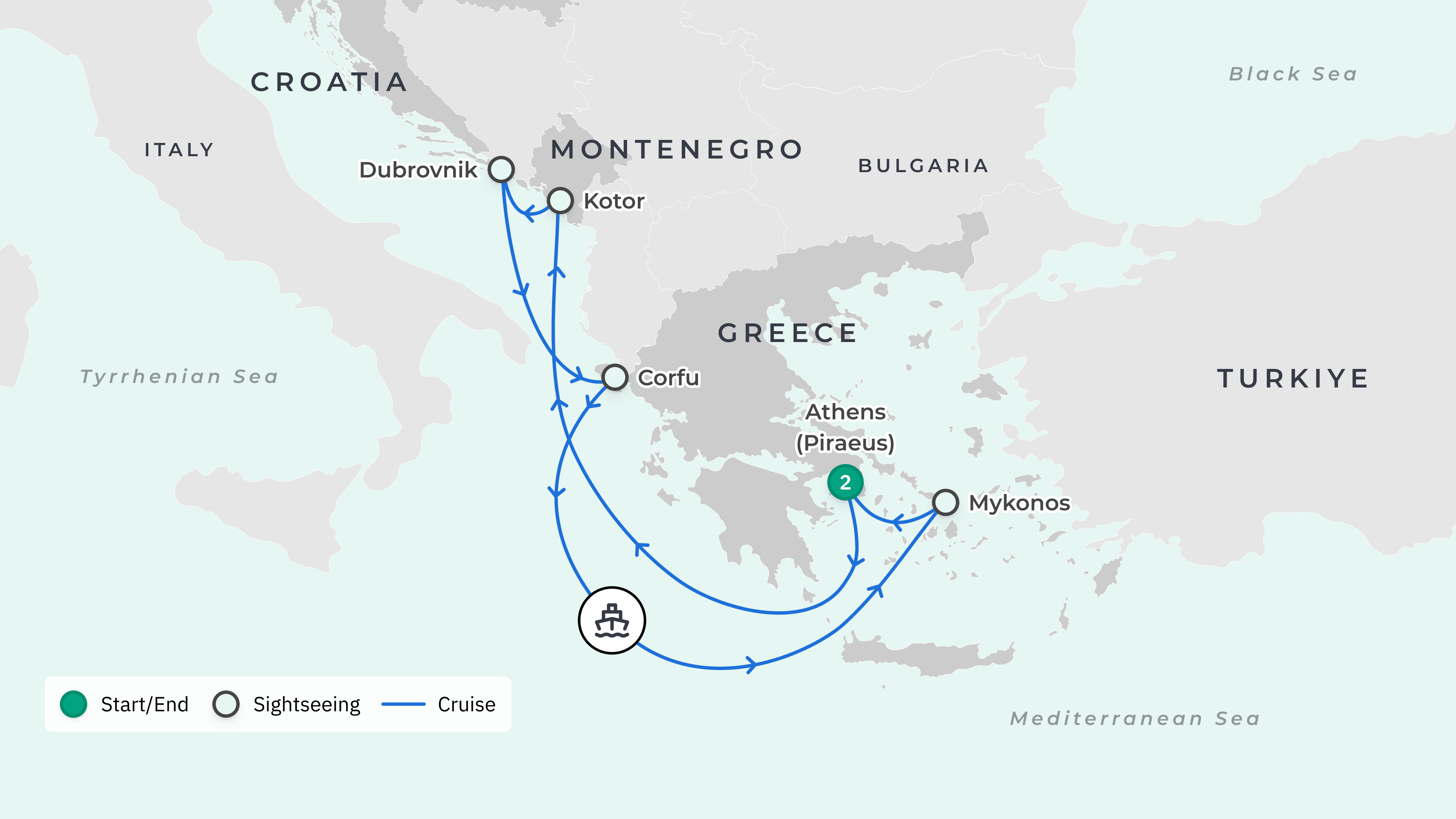 Greece & Croatia Virgin Voyages: Mykonos, Corfu, Kotor & Dubrovnik with ...