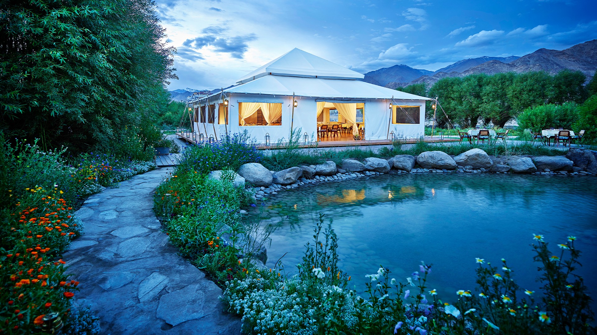 India Himalayan Glamping Opulence near Breathtaking Leh, Ladakh, India