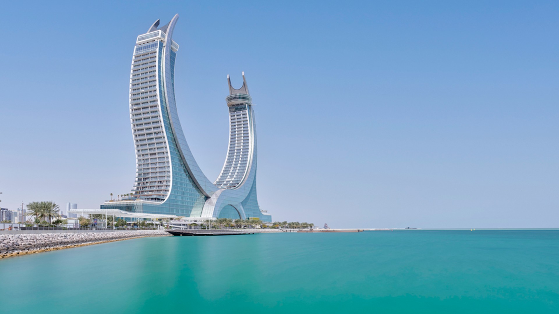 Five-Star Doha Katara Towers Luxury with Arabian Gulf Views, Doha, Qatar
