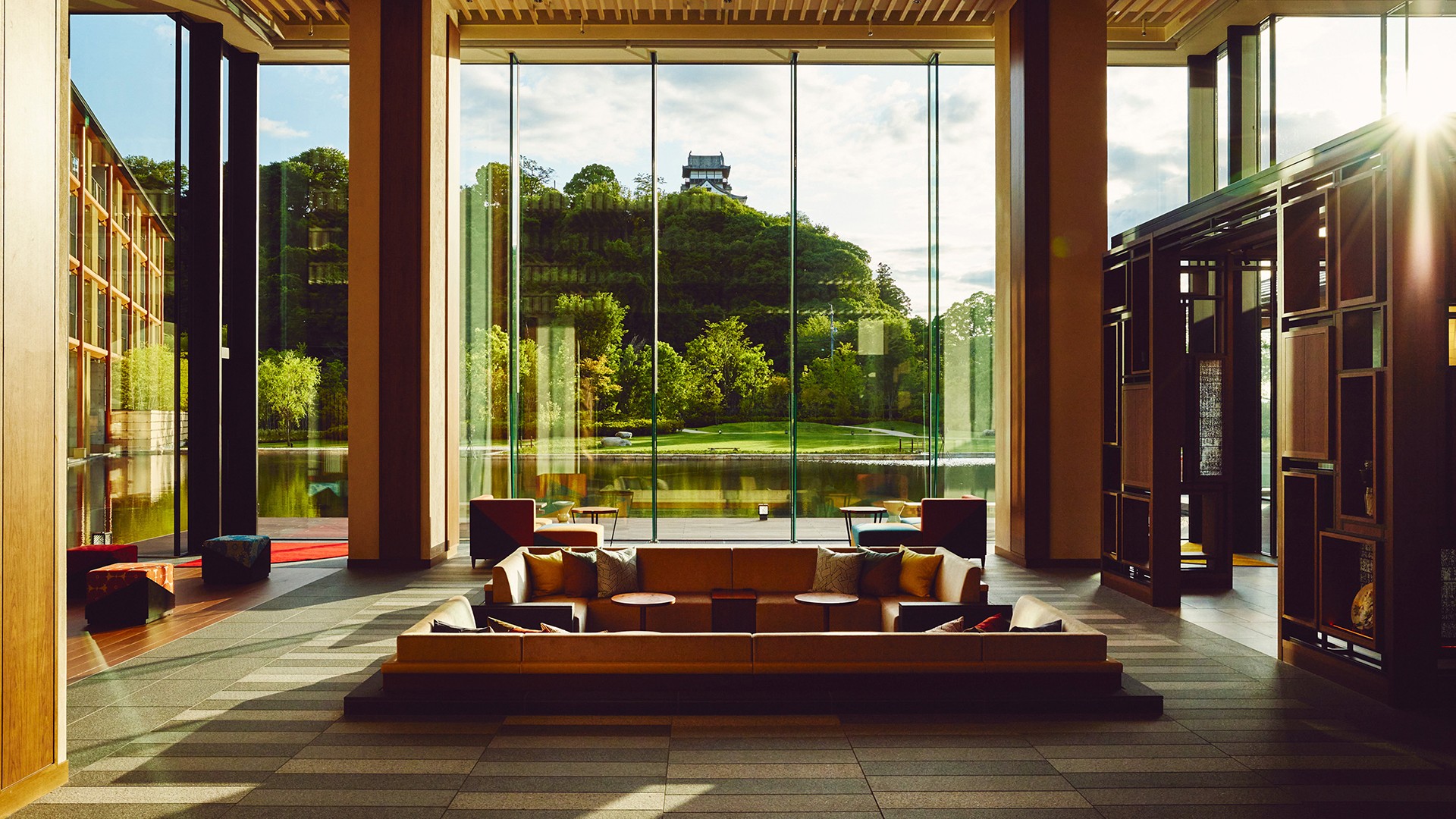 Japanese Riverside Spa Escape at Urakuen Garden, Inuyama, Japan